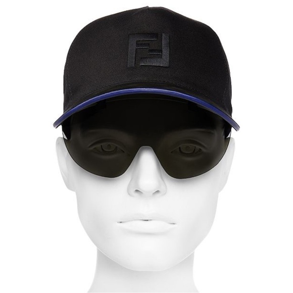 Fendi | Accessories | Fashion Show Fendi Eyecap Baseball Cap With ...